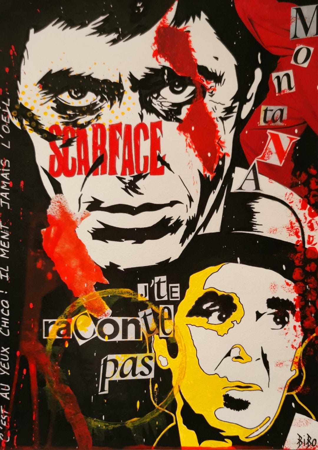 Al Pacino - Scarface X Donnie Brasco - A3 Gangster Movie Poster ...