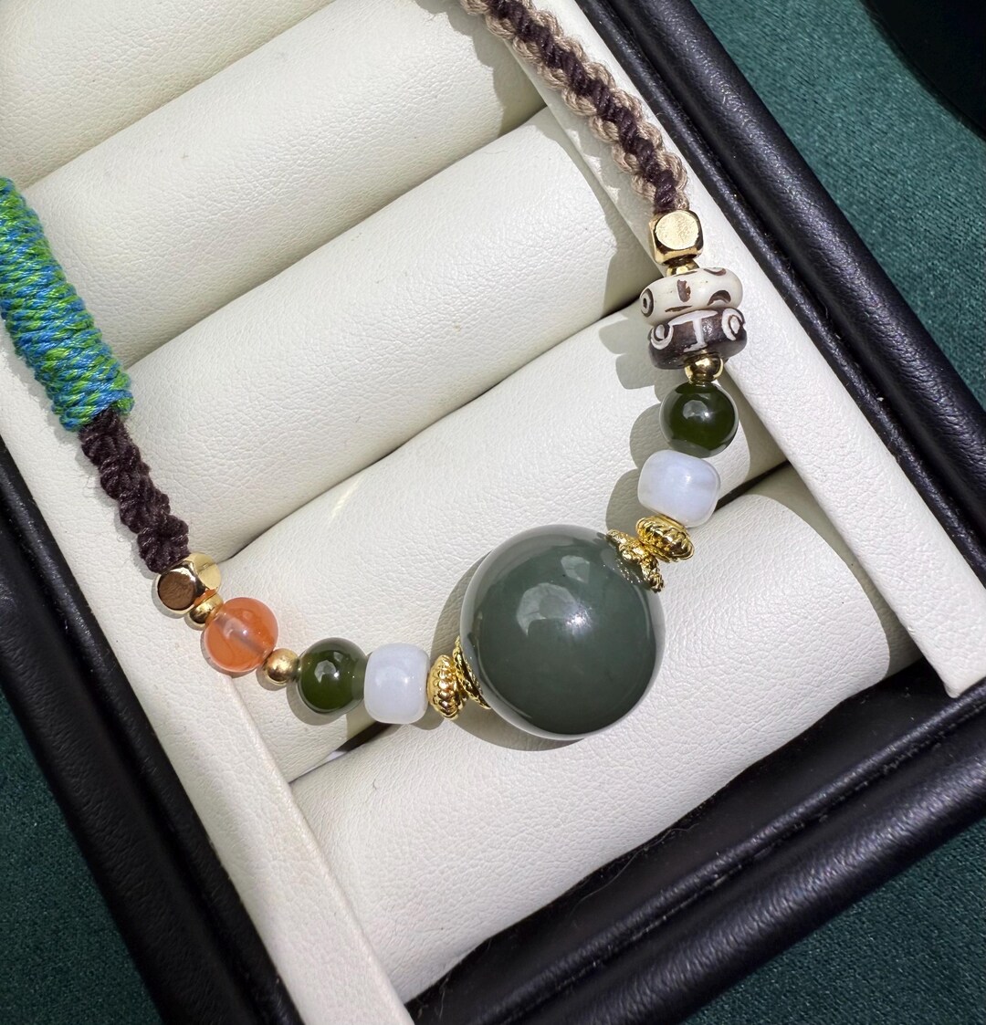 Milky Blue Nephrite Lu Lu Tong Pendant With Certification 3155 - Etsy