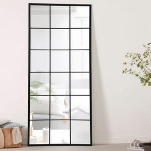 Full Length Arched Window Mirror, Full Body Oversize Arched Mirror ...