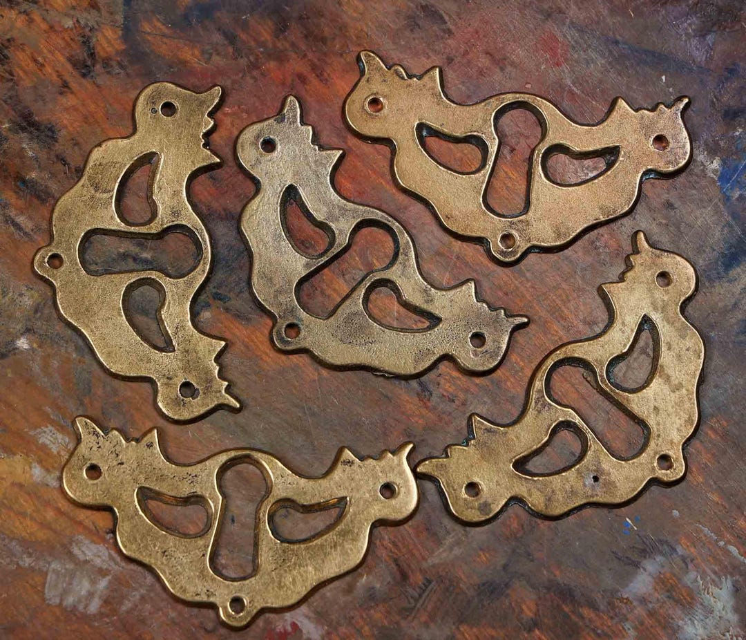 Vintage Reclaimed Antique Keyholes, Salvage From From Old -ruined ...
