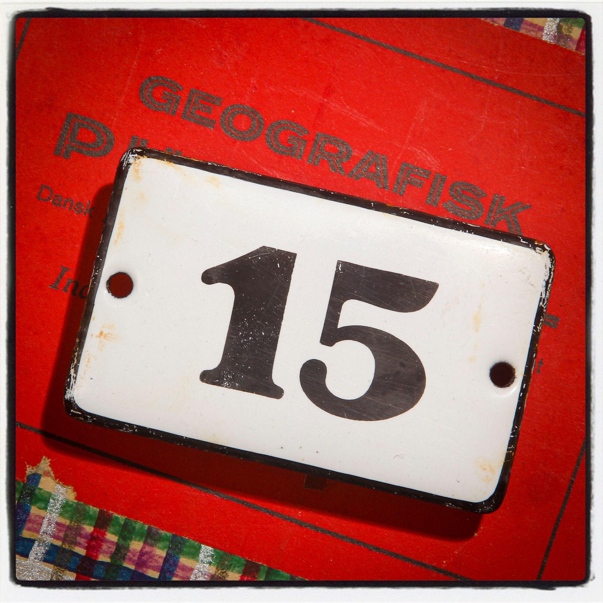 Gorgeous, Vintage, 1950s, Old Hotel Room Numbers, Enamel, Vintage ...