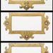 Vintage Solid Brass File Card Label Holder With Engraved Number - Etsy