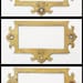 Vintage Solid Brass File Card Label Holder With Engraved Number - Etsy