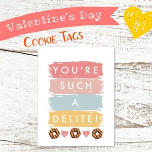 Printable Girl Scout Cookie Valentine Tag Caramel Delites | Etsy