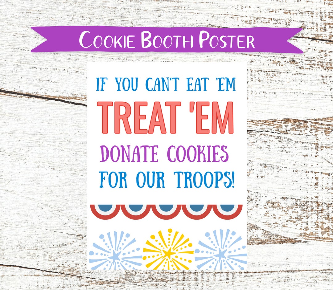 Printable Girl Scout Cookie Booth Poster for Cookie Share - Etsy Australia