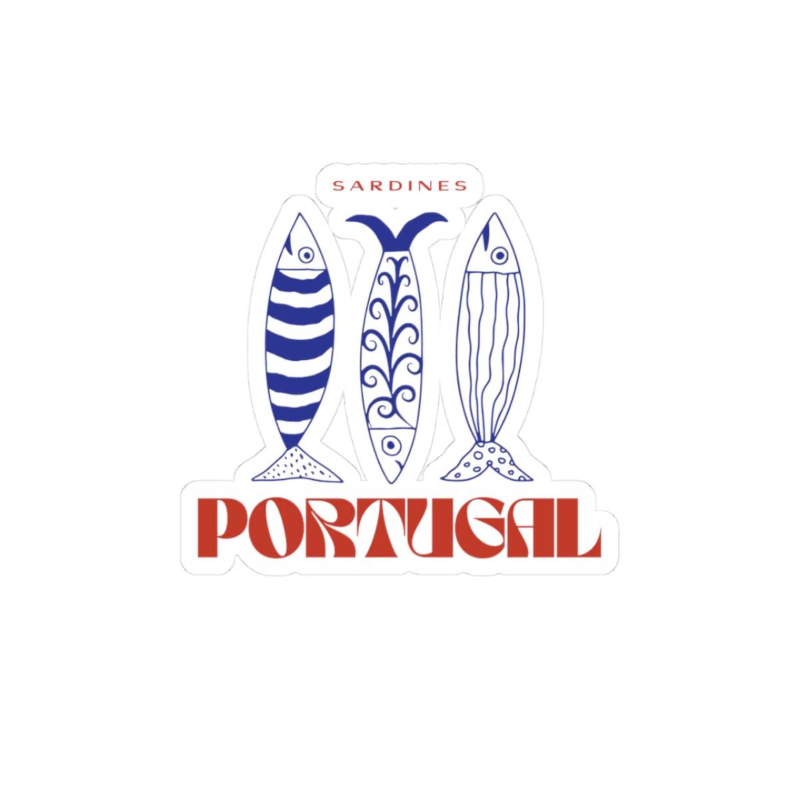 Portugal Sardines Sticker: Whimsical Travel Decal - Etsy