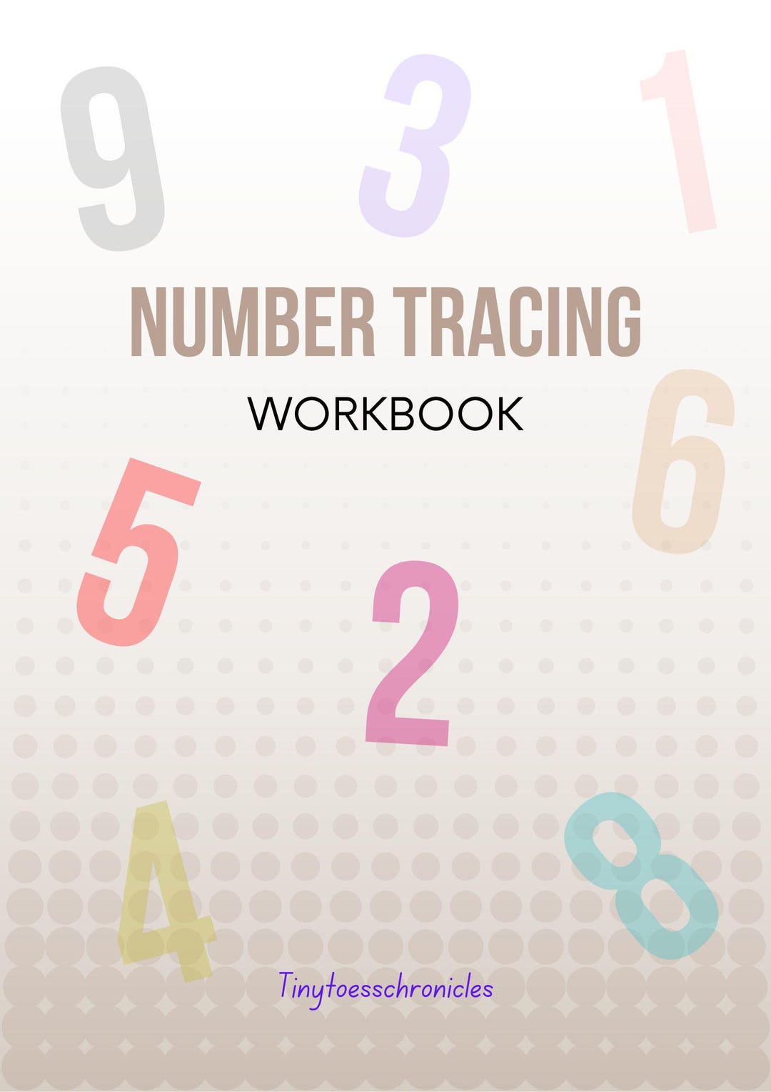 Number Tracing Activity Book - Etsy