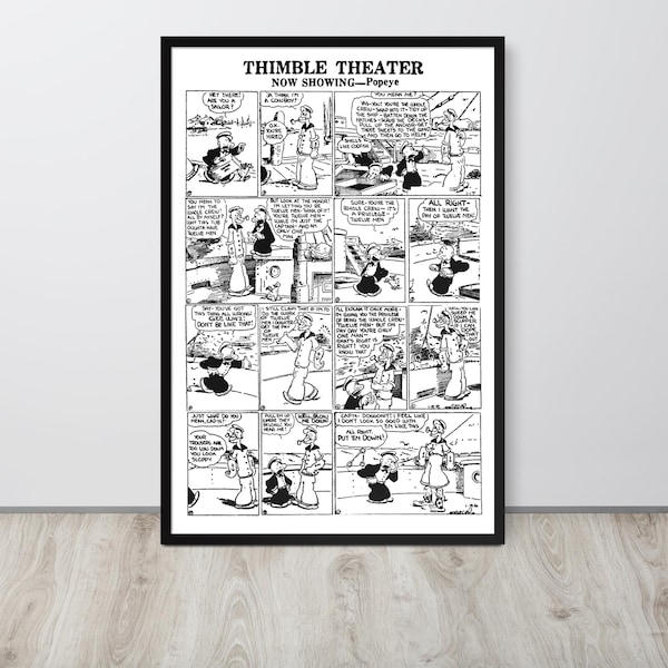 Popeye Original Art - Etsy