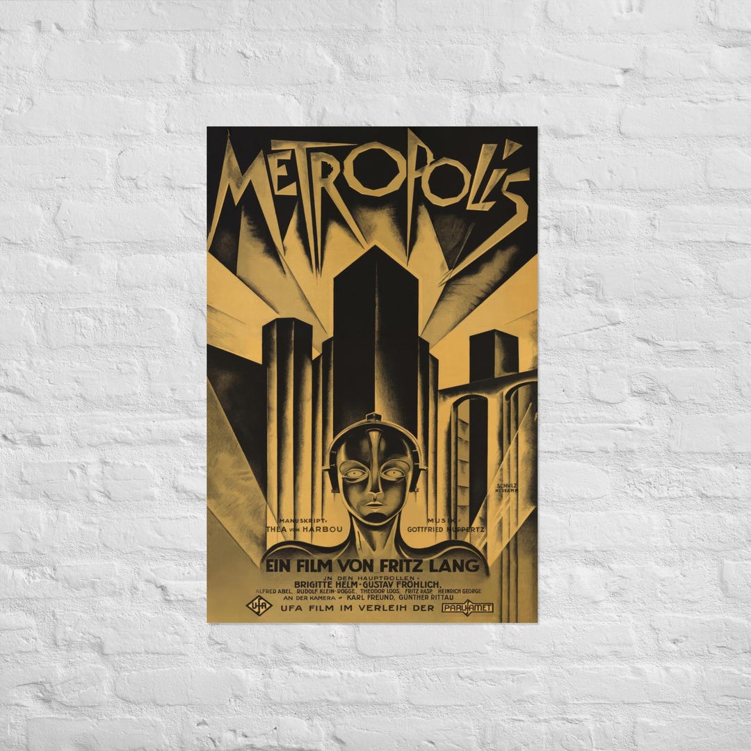 Metropolis (1927) | Premium Luster Photo Paper Poster | Fritz Lang ...