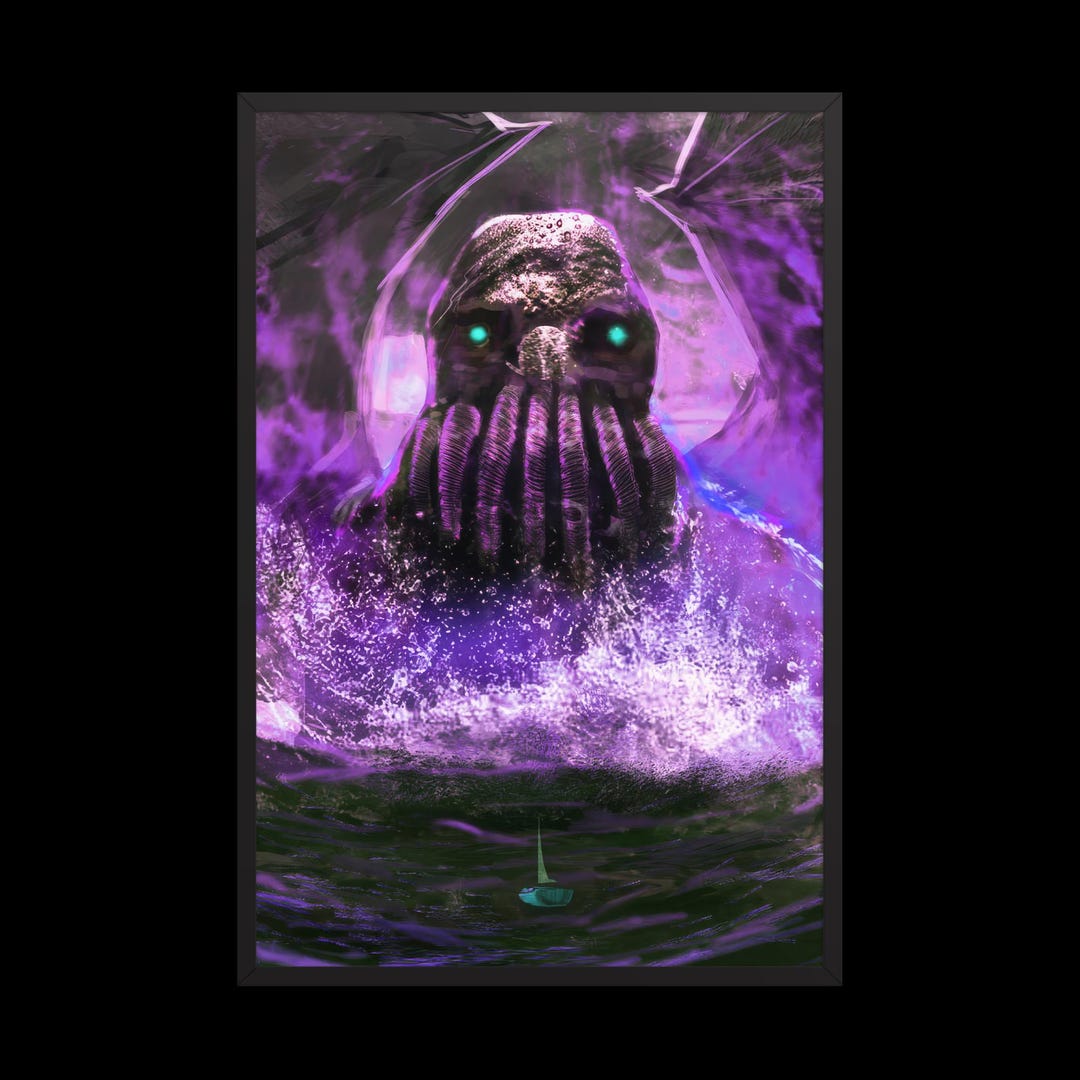 Cthulhu Digital Art Download - Lovecraft's Dark Lord of the Deep - 4 ...