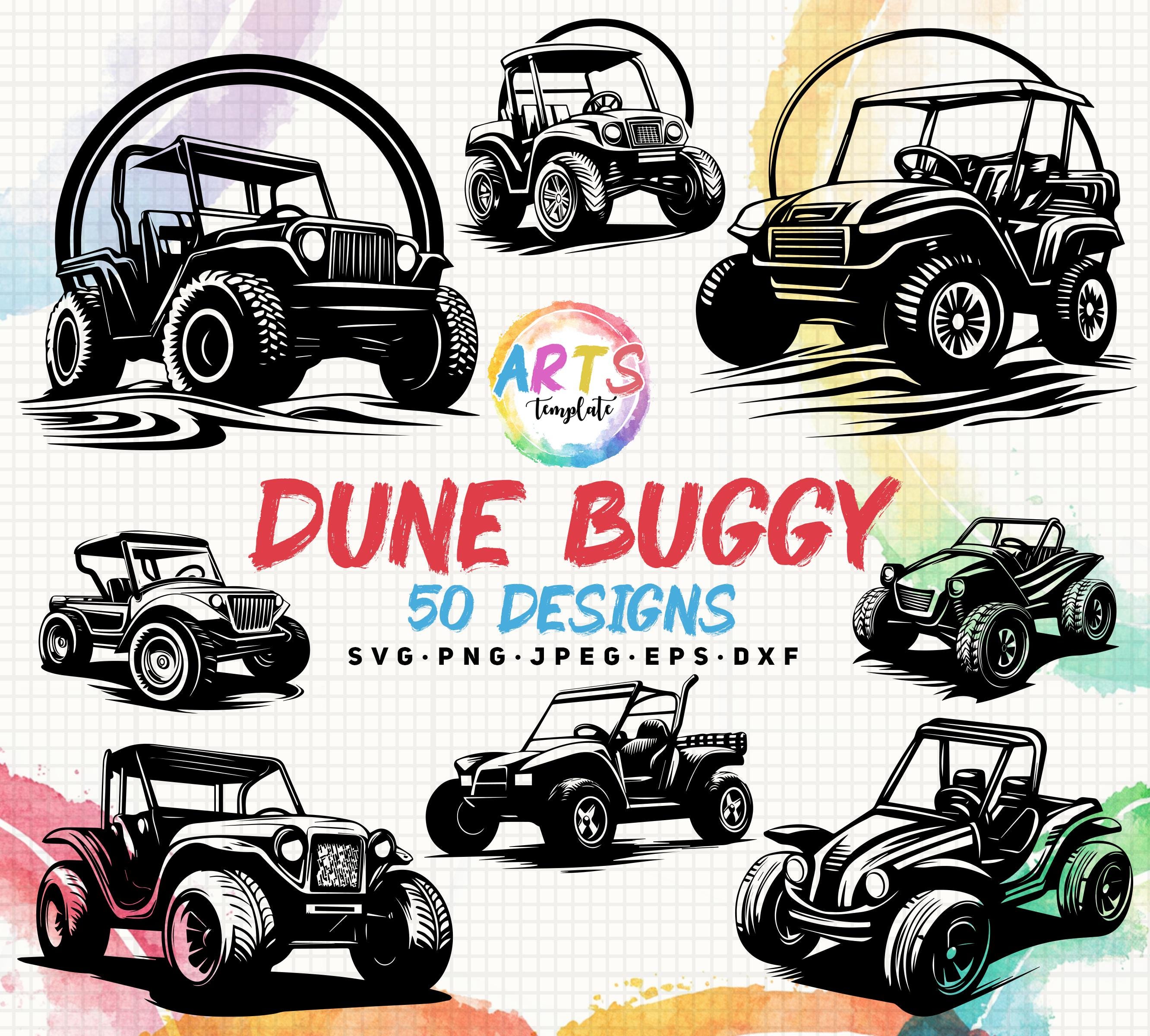 Dune Buggy Bundle Svg Png Jpeg Eps Dxf Bundle Silhouette Clipart Cricut ...