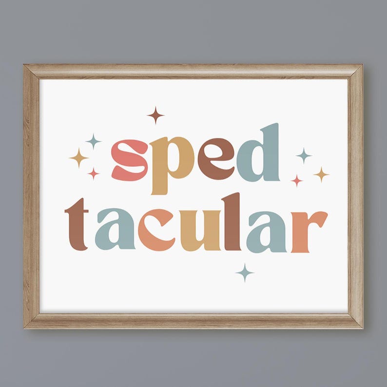 Special Education Classroom Poster, SPED Teacher, Autism, Classroom ...