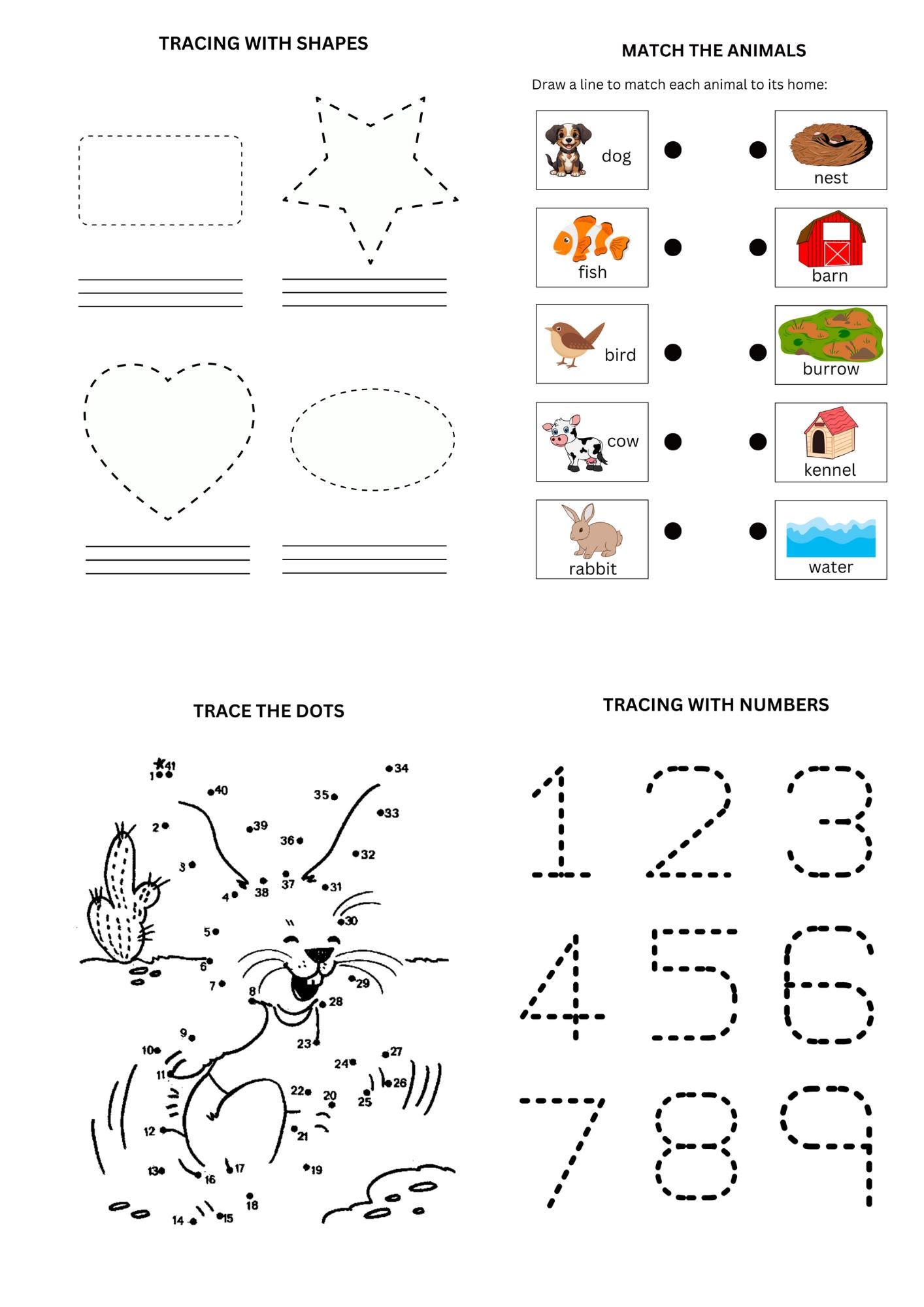 Activity Book for Children Instant Digital Download, Printables - Etsy