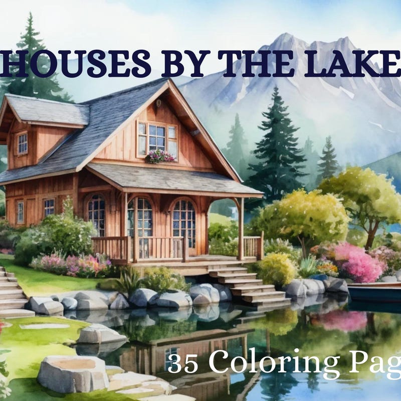 Lake Front Printable - Etsy