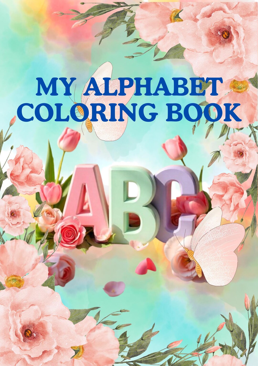 My Alphabet Coloring Book - Etsy