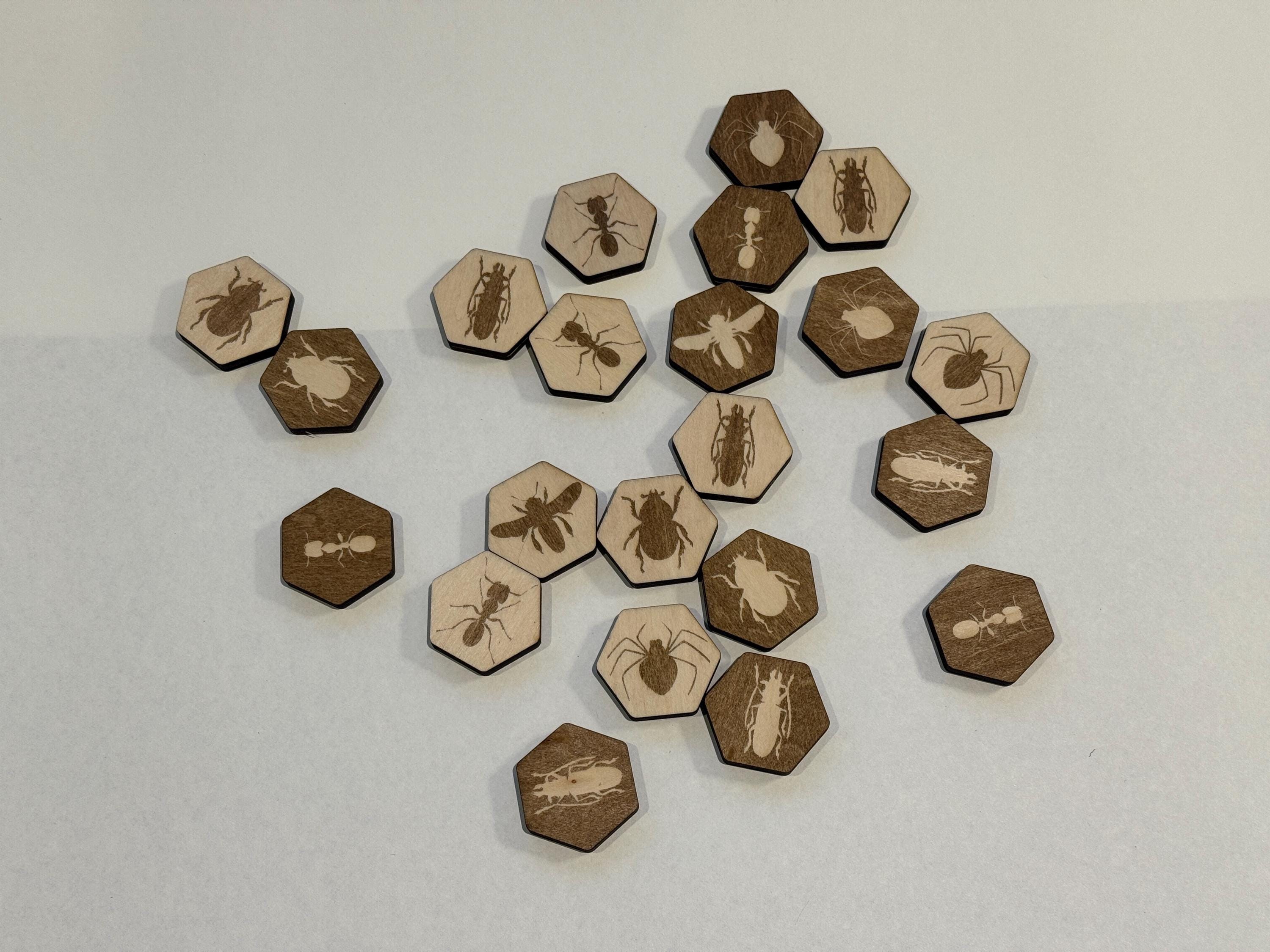 Hive Table Top Game Tiles - Laser Cut Files - 3mm (easily Scalable) - Etsy