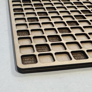 Scrabble Board Game Laser Cut Files With Tile Racks 3mm (easily ...