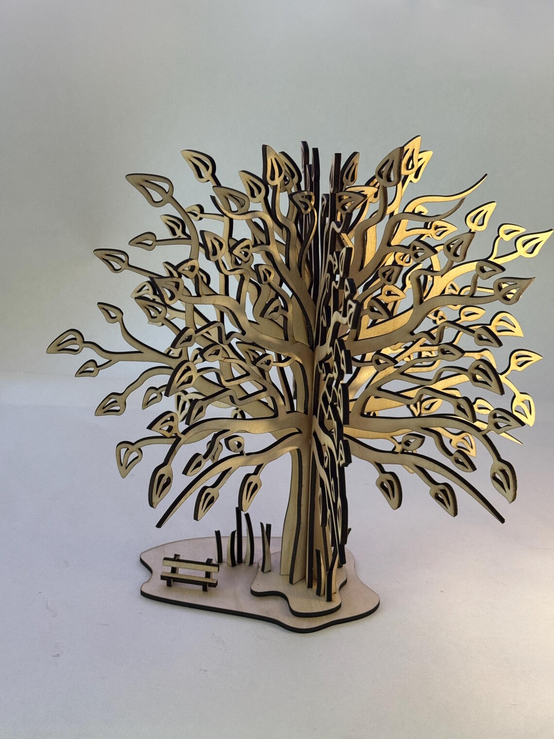 3D Oak Tree - Laser Cut Files (digital Download) - Etsy