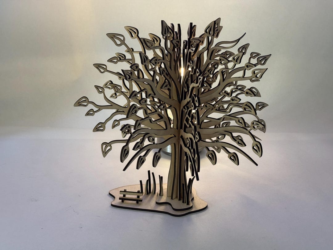 3D Oak Tree - Laser Cut Files (digital Download) - Etsy