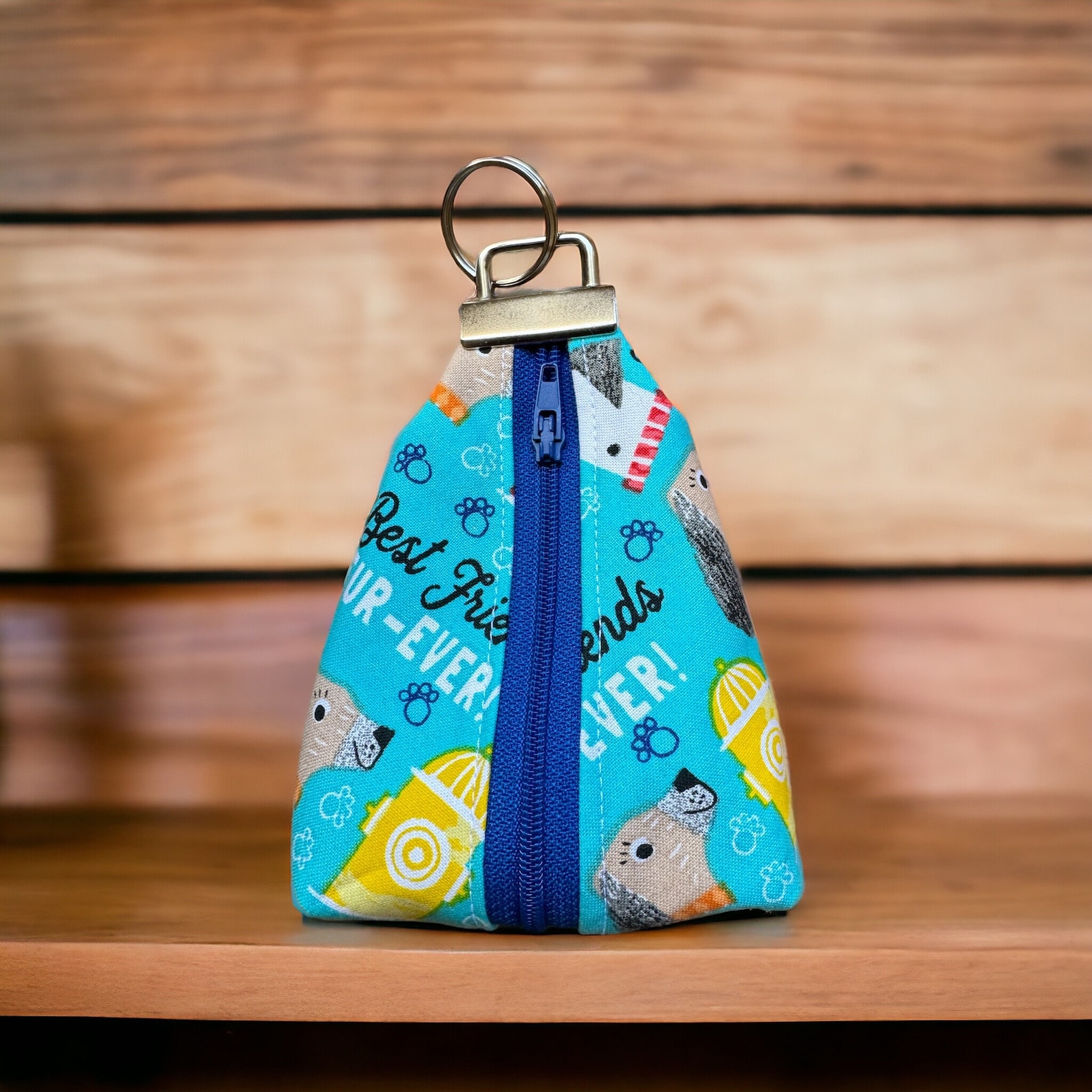 Key Fob Coin Zippered Coin Pouch - Etsy