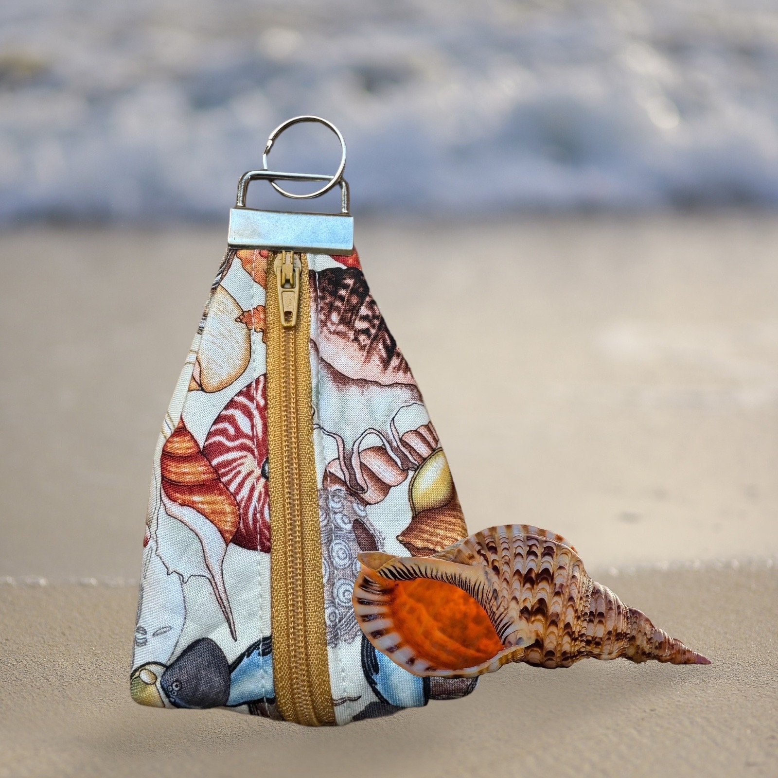 Key Fob Coin Zippered Coin Pouch - Etsy