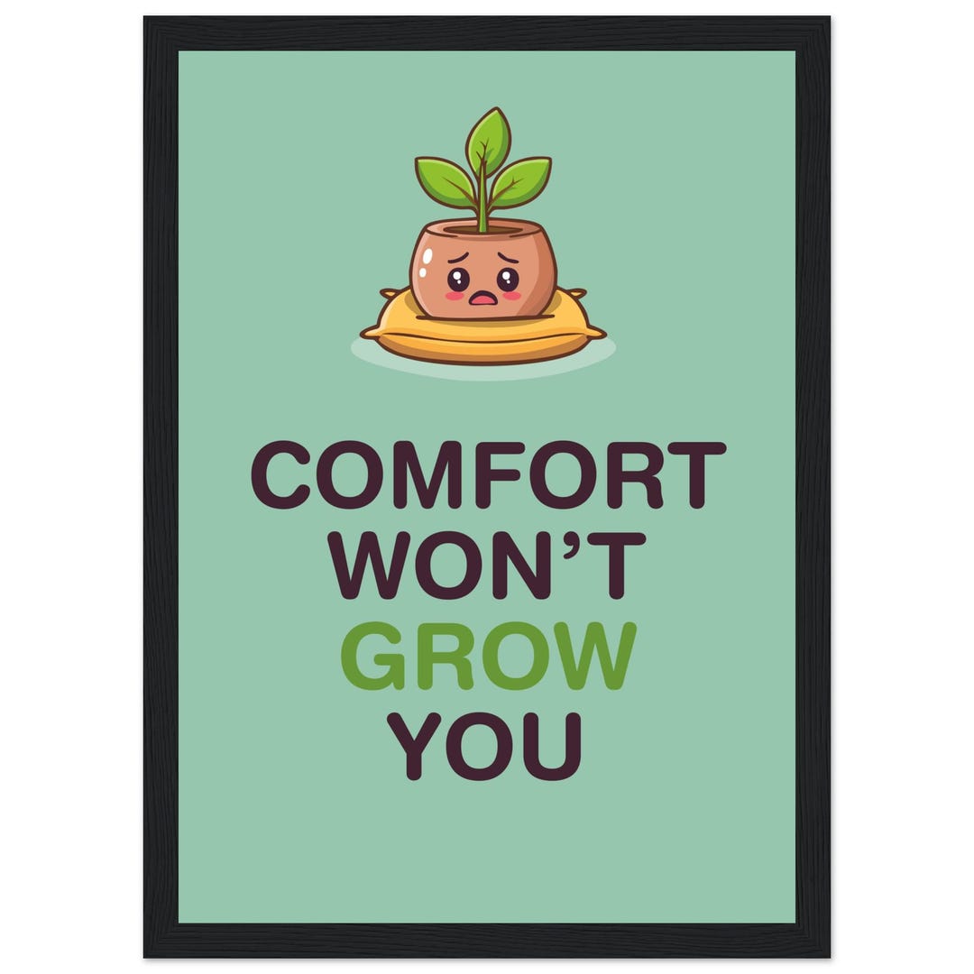 Charming Chibi Icons Motivational Poster - Framed & Ready to Hang Art ...