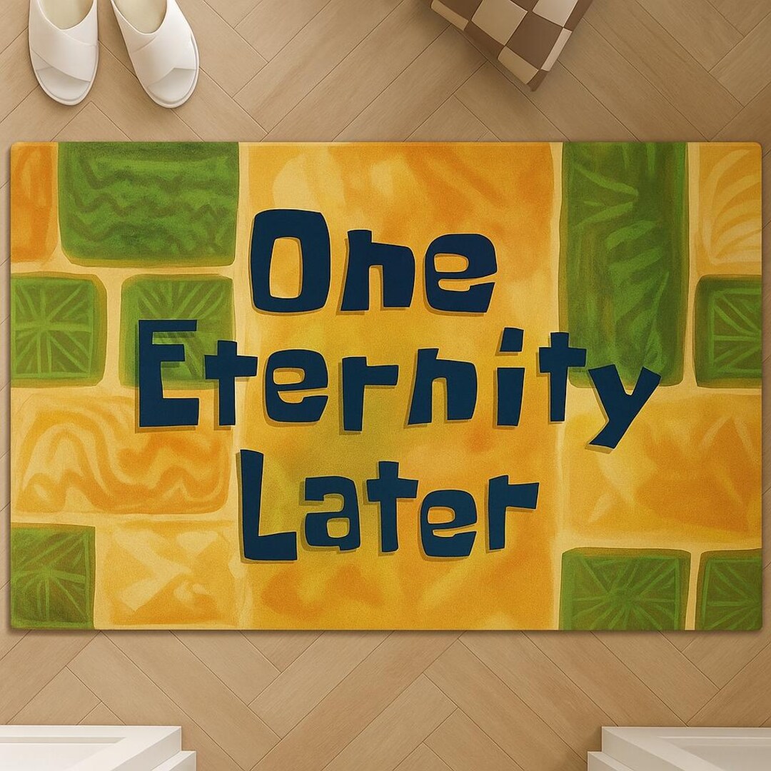 One Eternity Later Rug Mat Home Office Decor Eco Friendly 40x60cm - Etsy
