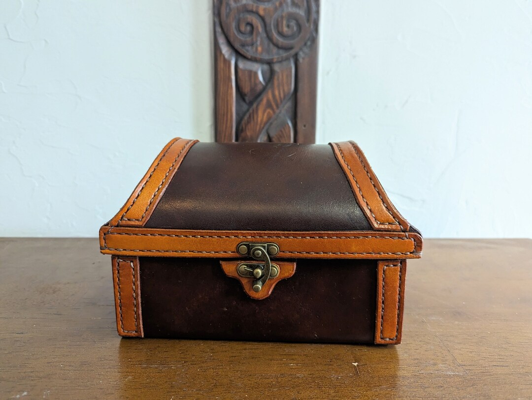 Leather Treasure Chest - Etsy