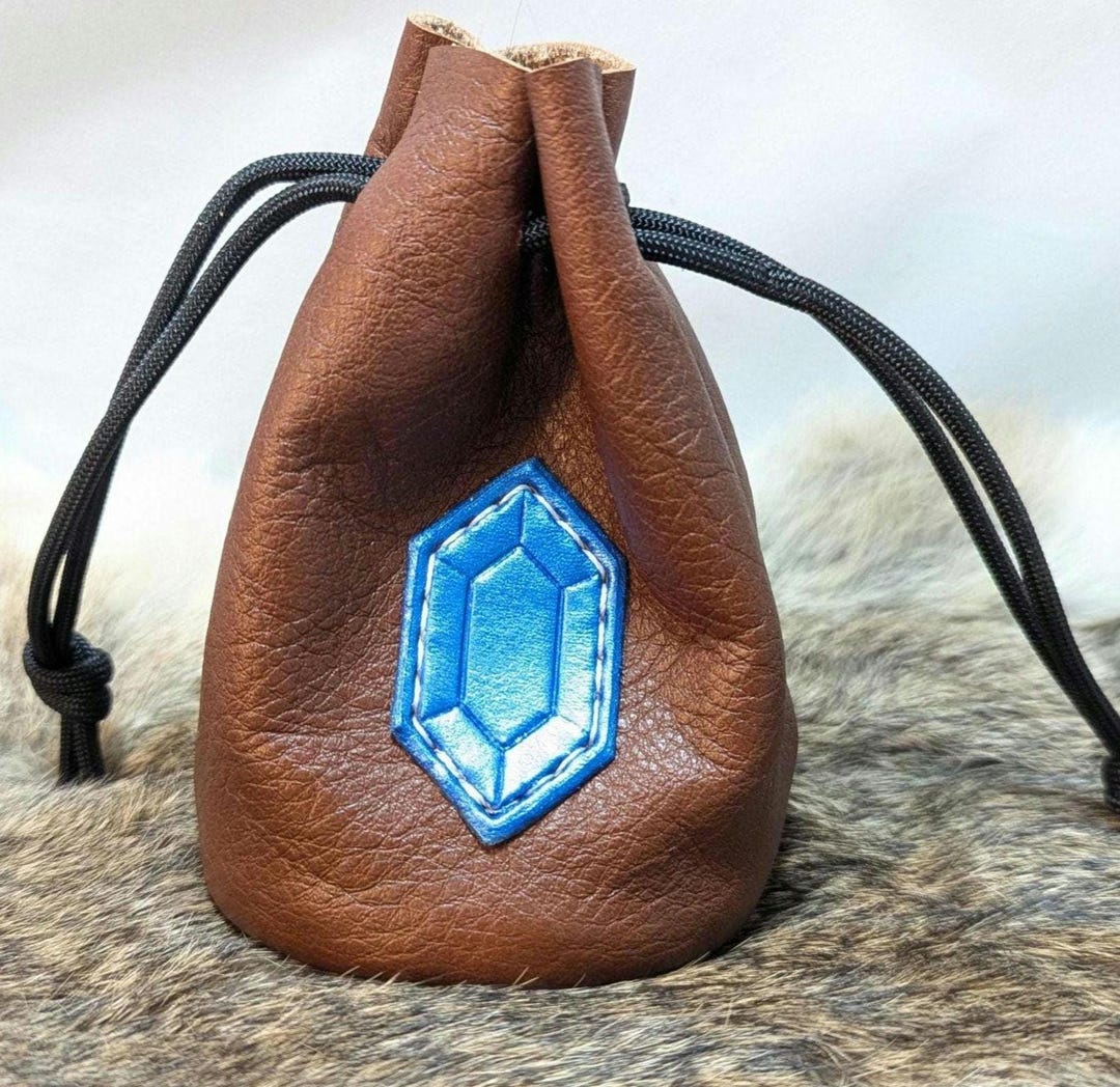 Leather Rupee Bag From Legend of Zelda - Etsy