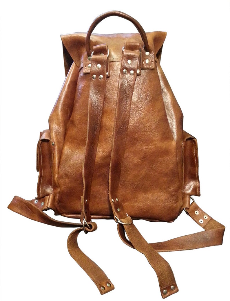 Handmade Leather Backpack - Etsy