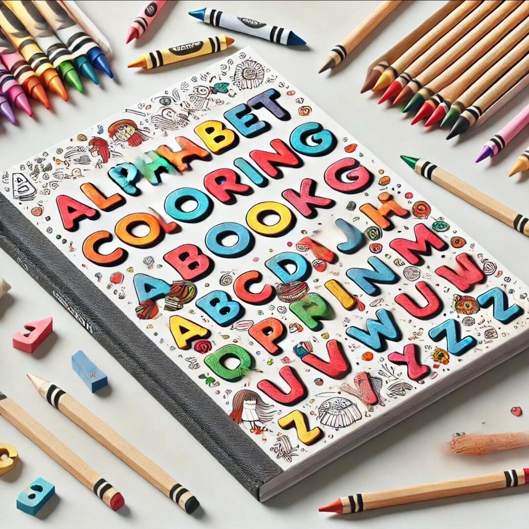 My ABC Coloring Booklet Worksheet - Etsy