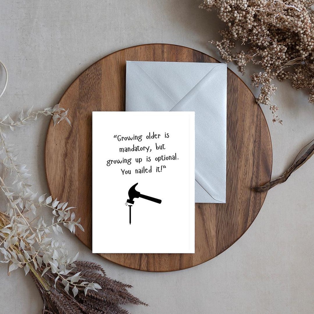 Humorous Birthday Card - Digital Download - Etsy