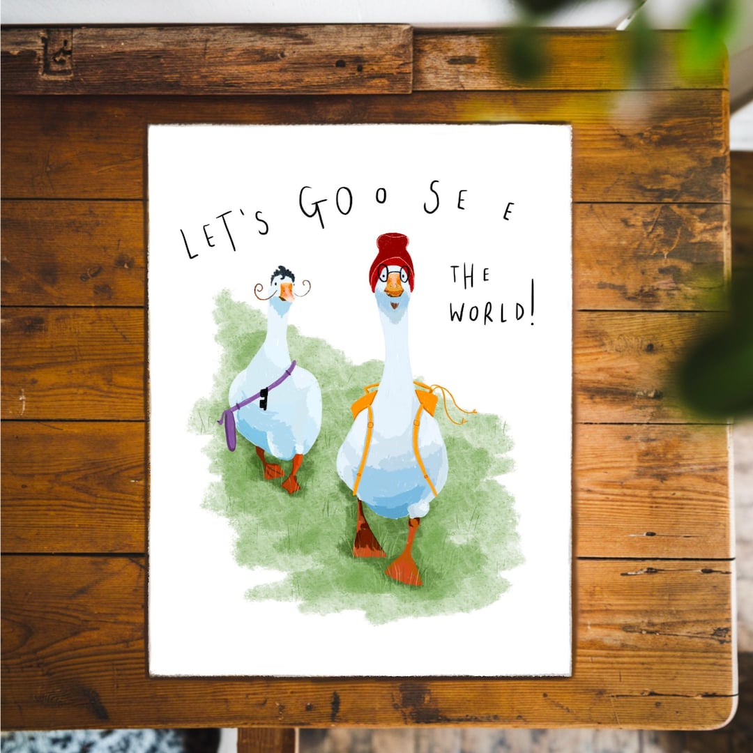 Let’s Go See the World | Geese Goose | Travel Moving Mountains Nature ...