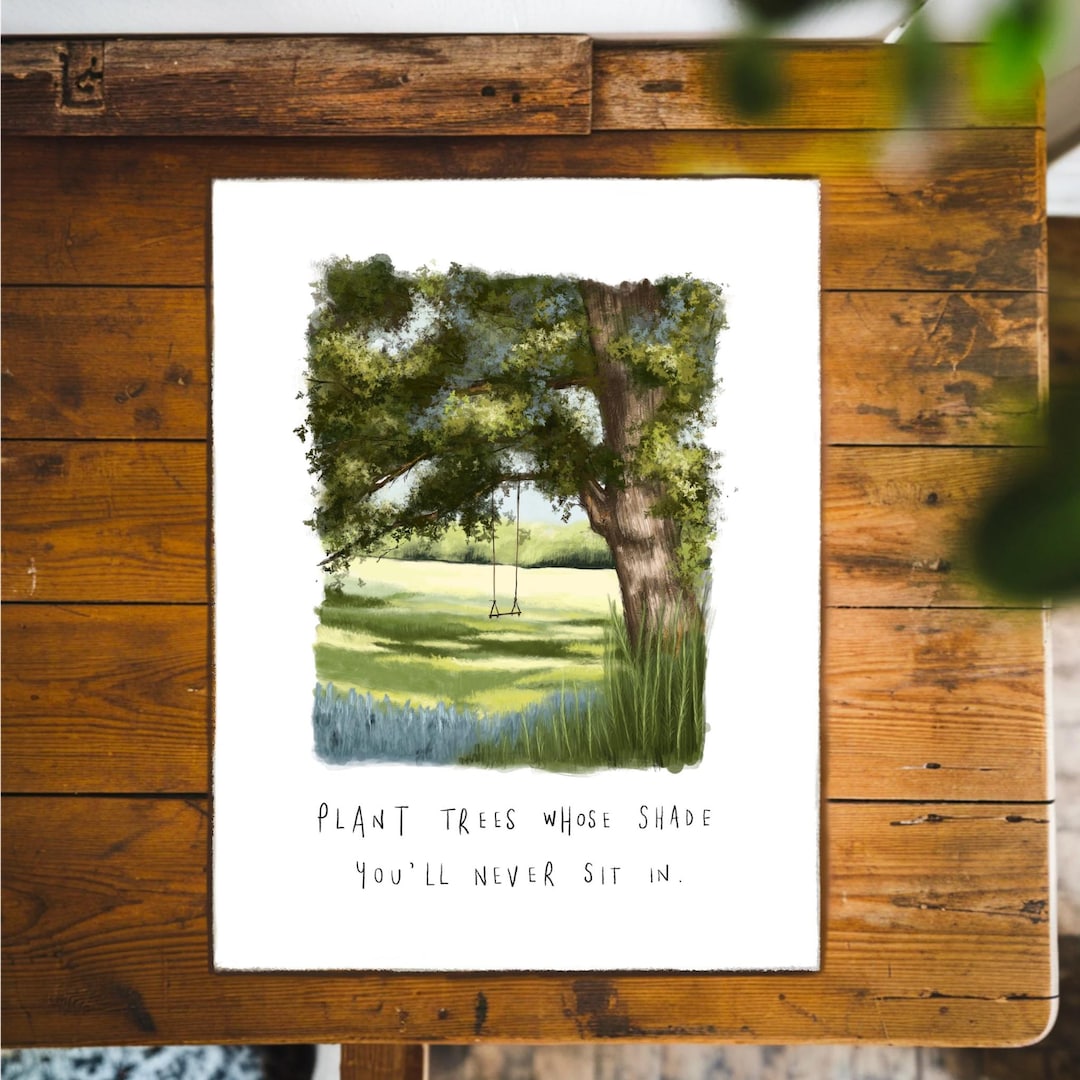 Chinese Proverb | Plant Trees Whose Shade You’ll Never Sit in ...