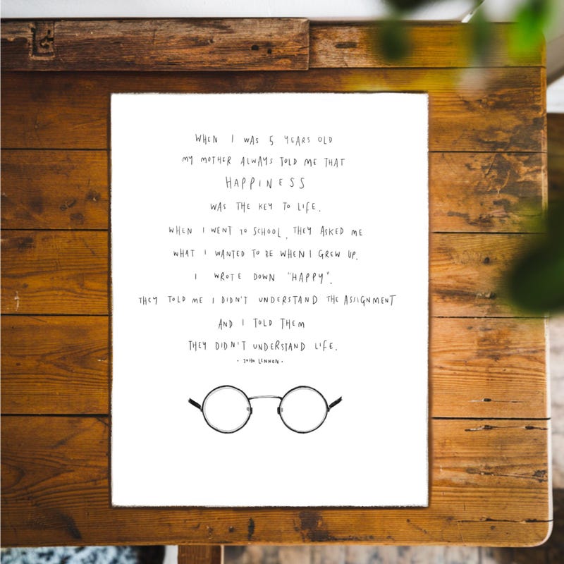 John Lennon Collectable - Etsy UK