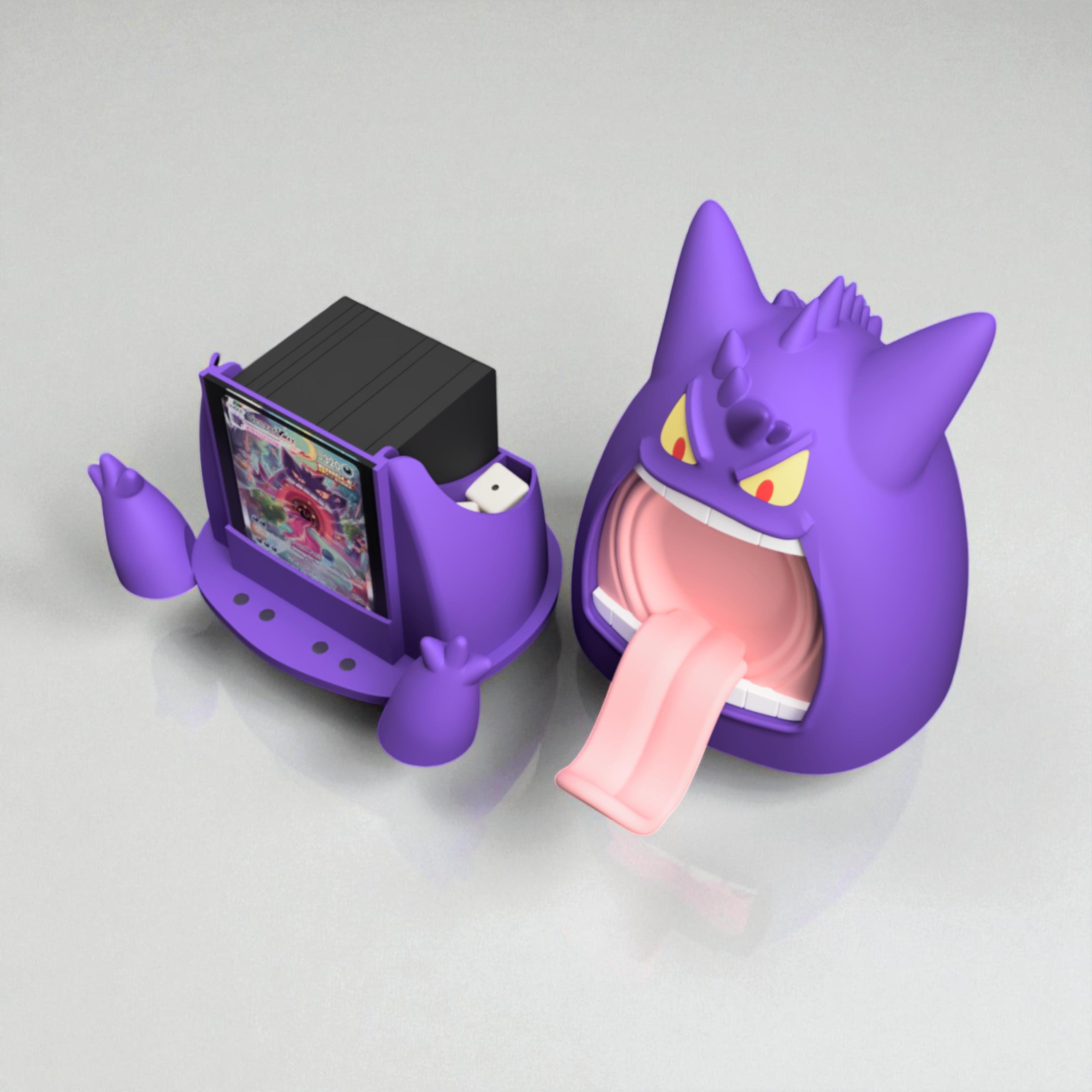 Gigantamax Gengar Deck Box | TCG Card Holder | 4 Variants | MTG ...