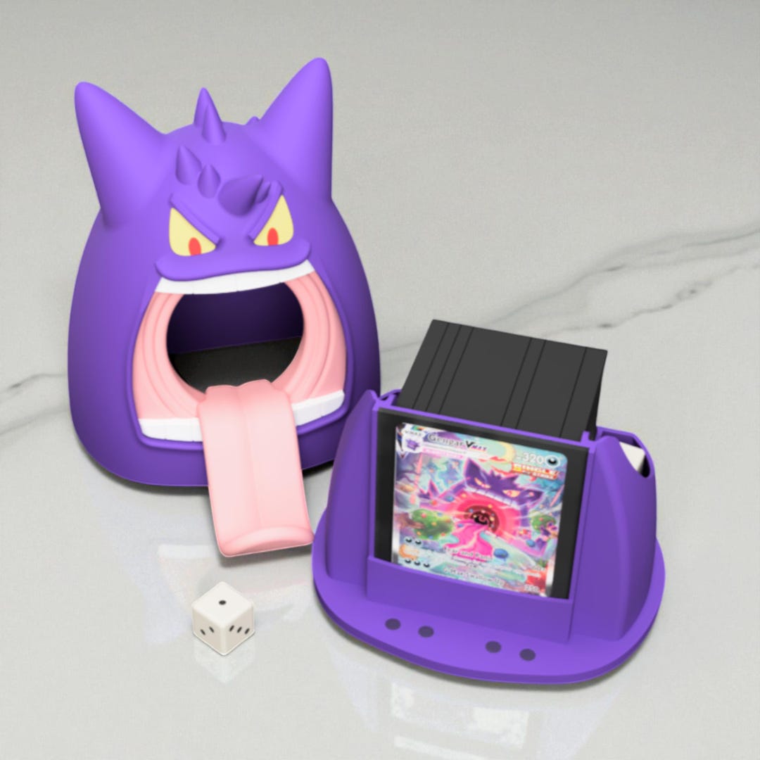 Gigantamax Gengar Deck Box | TCG Card Holder | 4 Variants | MTG ...