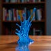 Whimsical Water Drop Smartphone Stand | 3D Printed Splash Desk Holder ...