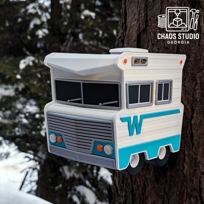 Vintage RV Birdhouse Retro Camper Style Whimsical Outdoor Garden Decor ...