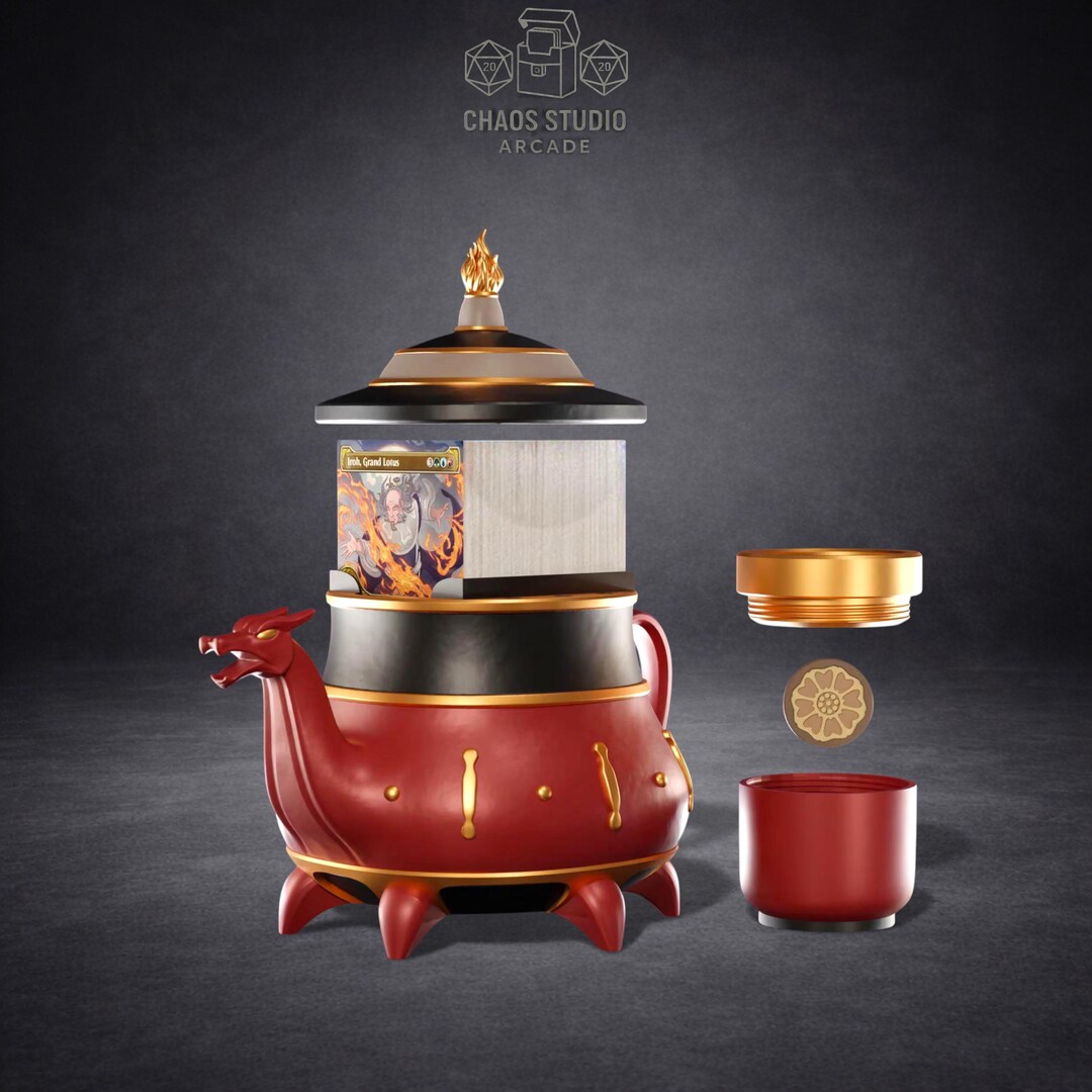 Uncle Iroh’s Teapot Deck Box | Avatar Inspired Card Holder | Fits 115 ...