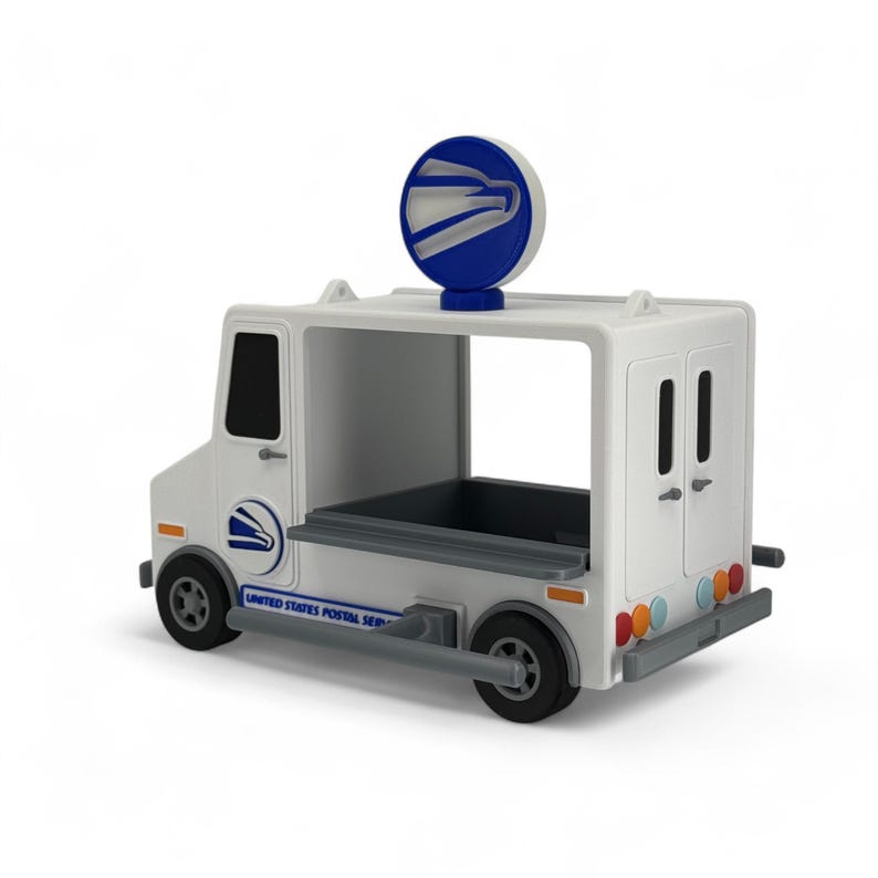 Bird Feeder USPS Postal Truck | Unique Hanging or Mounted Garden Decor ...