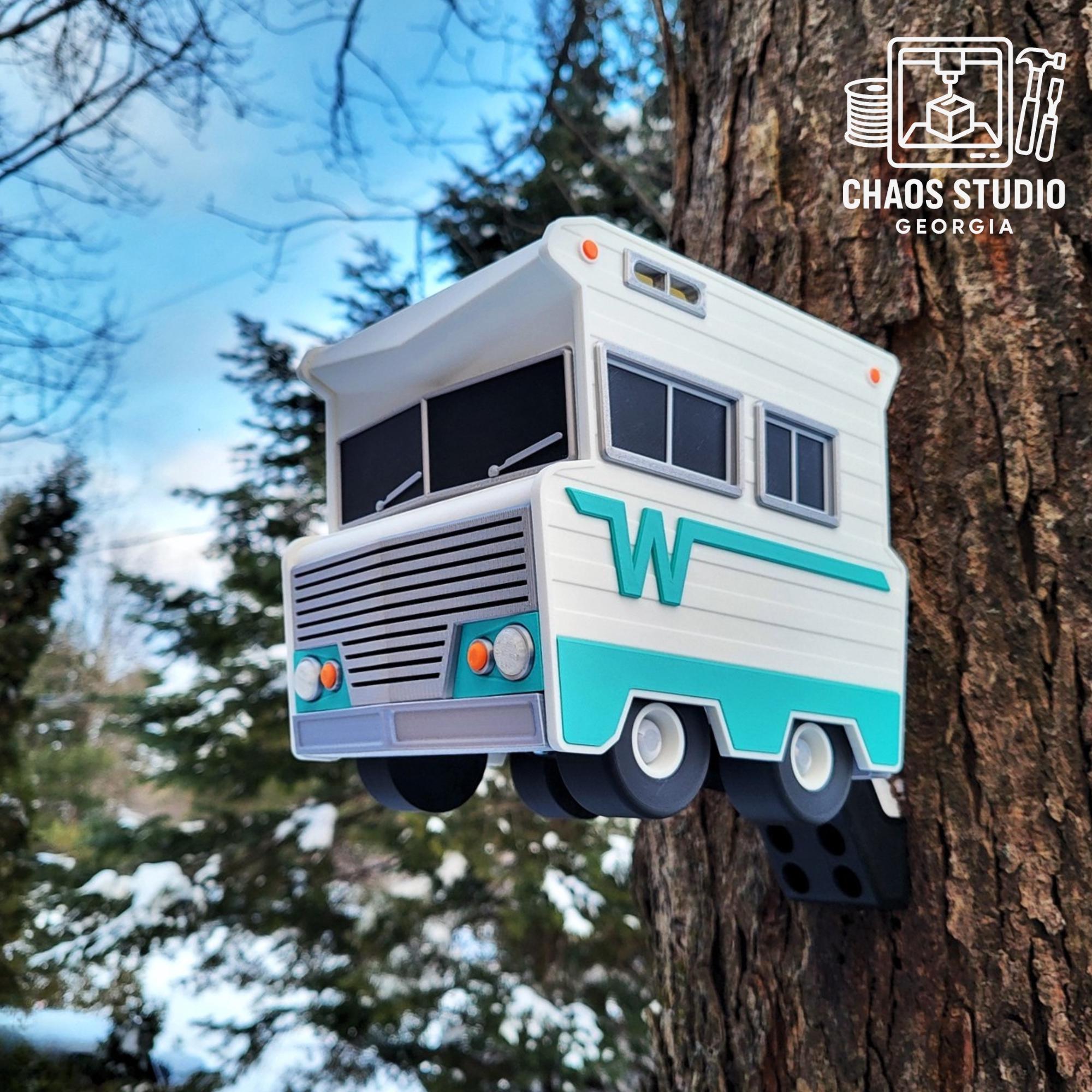 Vintage RV Birdhouse Retro Camper Style Whimsical Outdoor Garden Decor ...