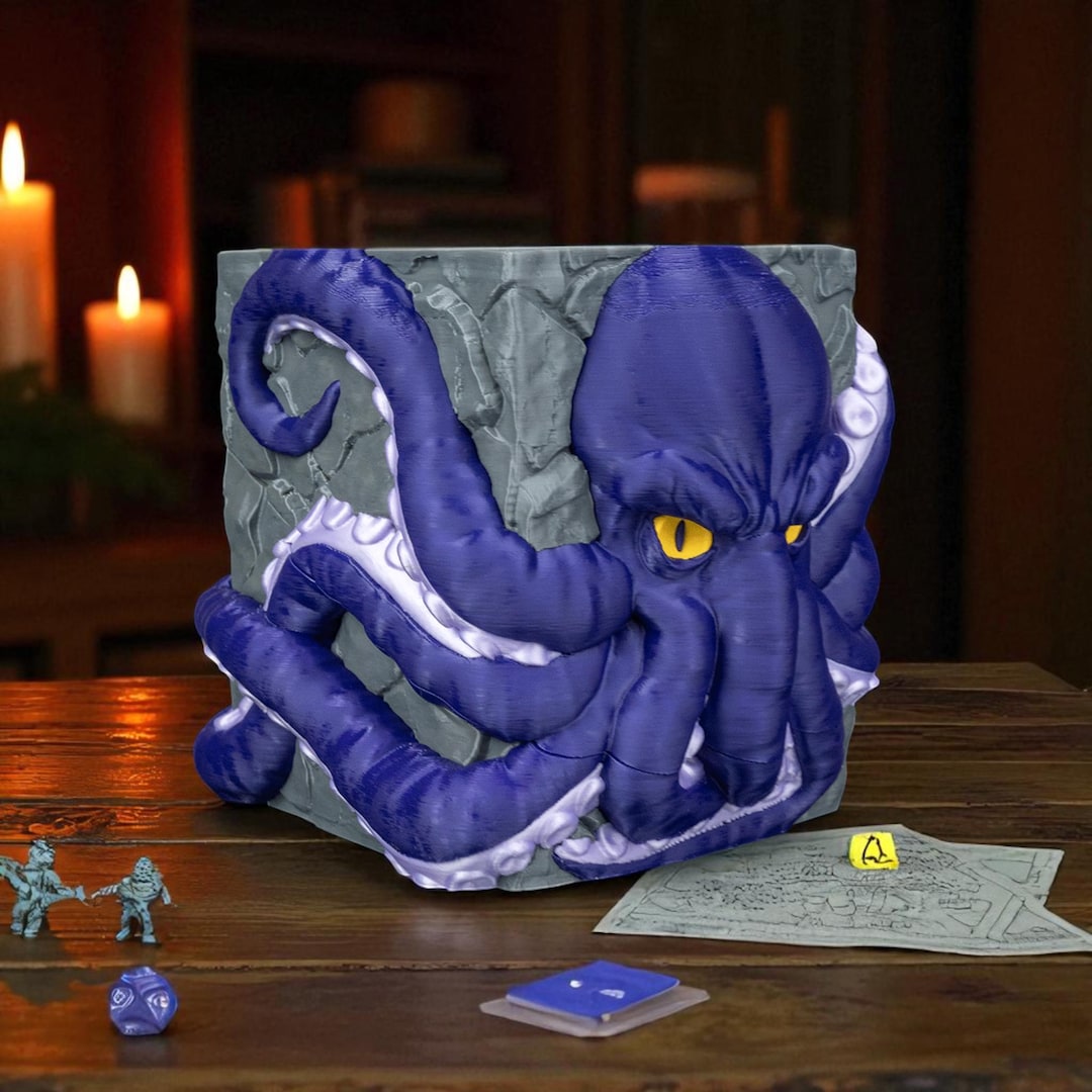 Kraken’s Grasp Deck Box | Cthulhu Kraken Card Holder | Fantasy TCG ...