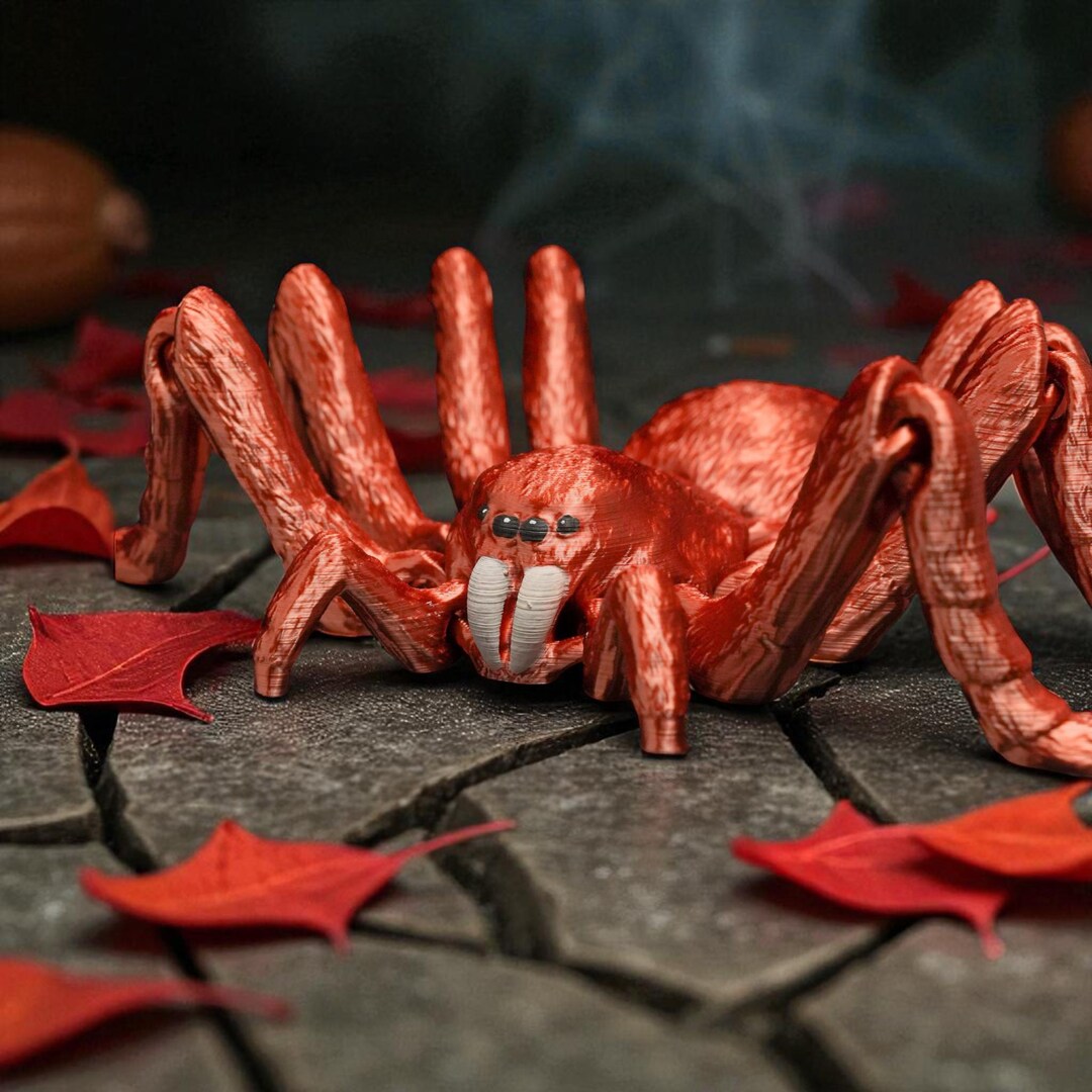 Articulated Tarantula Model: Lifelike 3D Printed Spider Toy for ...