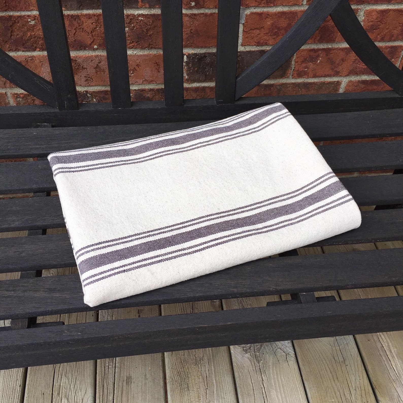 Grain Sack Throw Grain Sack Blanket Grain Sack Coverlet Grain - Etsy