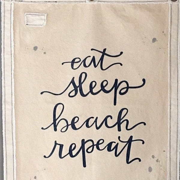 Eat Sleep Beach - Etsy