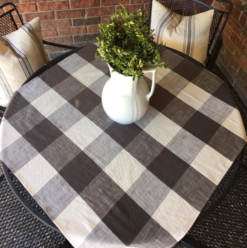 Large Buffalo Check Table Throw - Etsy