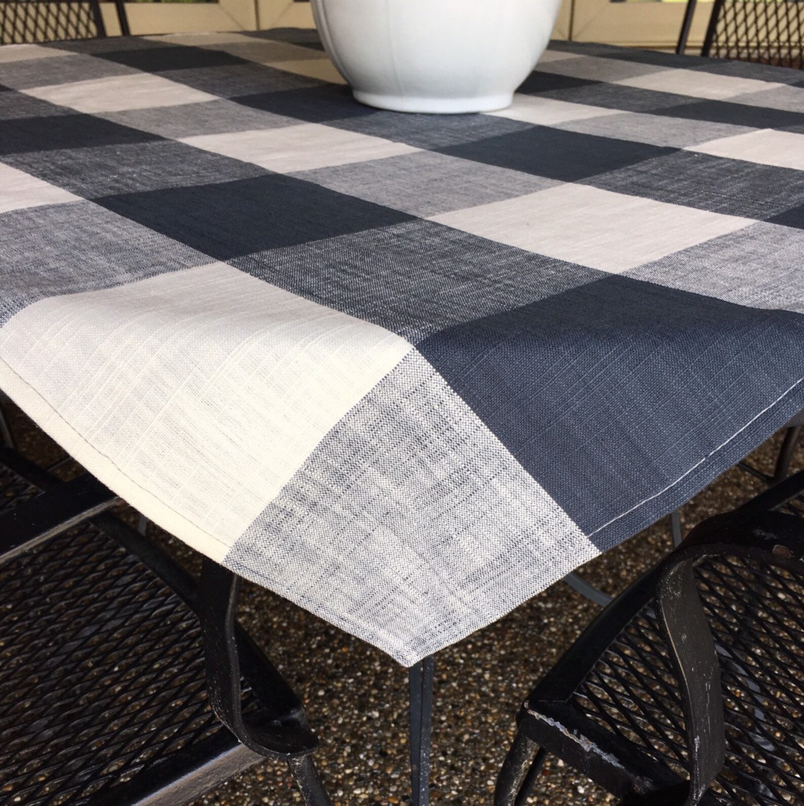 Large Buffalo Check Table Throw - Etsy