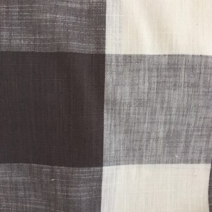 SAMPLE of Large Check Fabric - Etsy