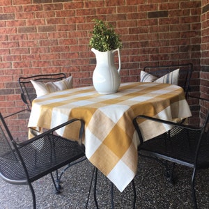 Large Buffalo Check Table Throw - Etsy